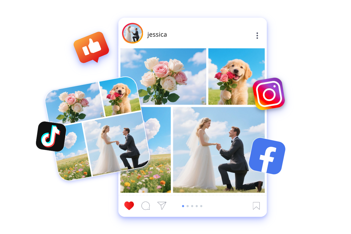Photo Grid Maker Online for Free | Fotor