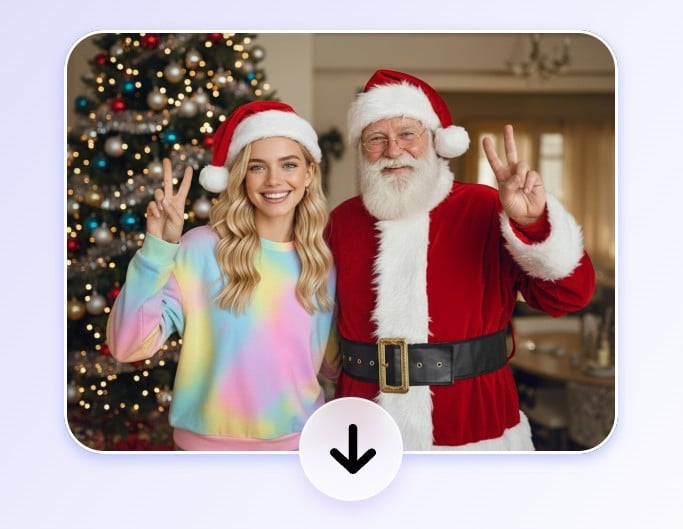 Add Santa to Photo Online Free: Santa Filter | No Download | Fotor