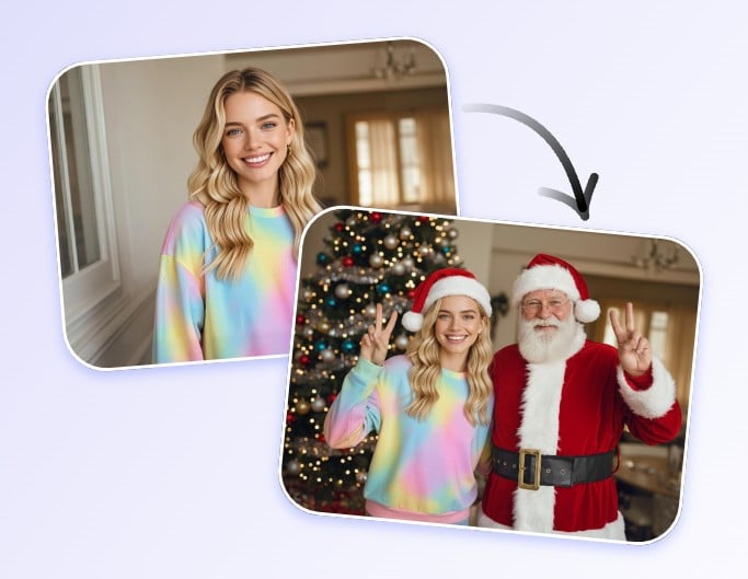 Add Santa to Photo Online Free: Santa Filter | No Download | Fotor