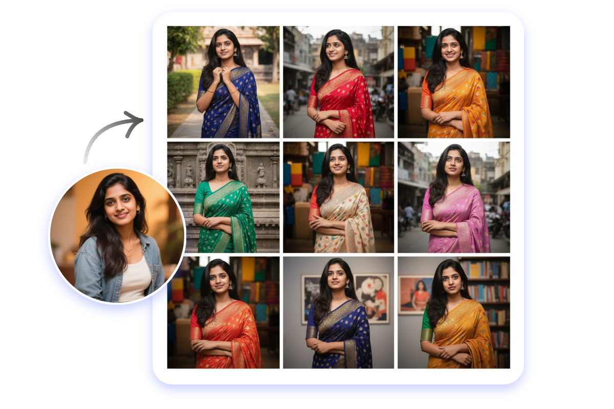 AI Saree Photo Editor Online Free: Try AI Saree Looks | Fotor