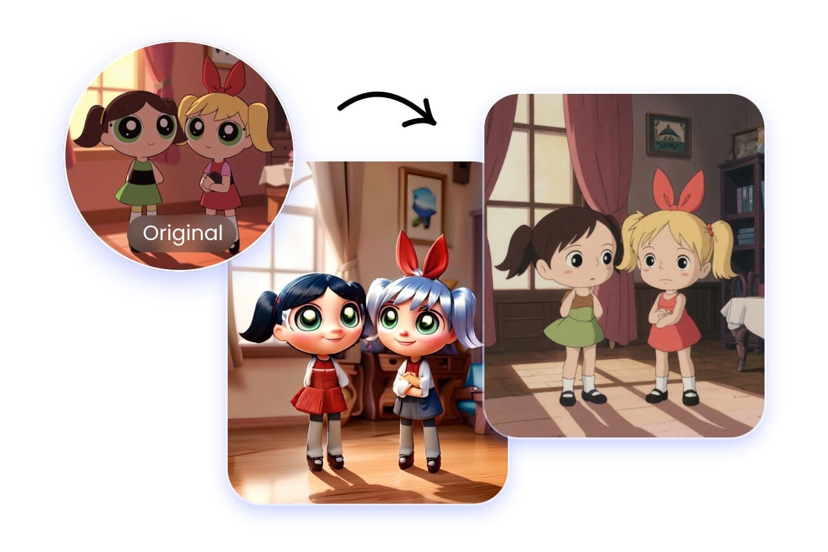 Online Powerpuff Yourself App: Turn Yourself into a Powerpuff Girl | Fotor