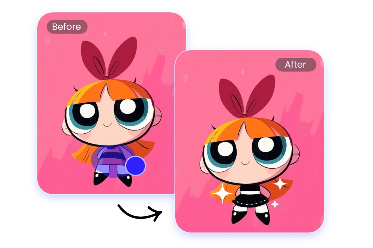 Online Powerpuff Yourself App: Turn Yourself into a Powerpuff Girl | Fotor