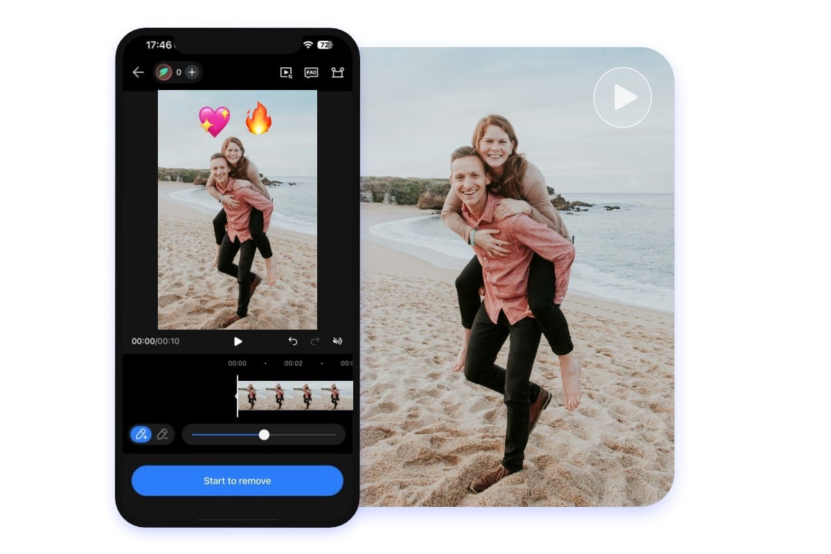 Effortlessly Remove Emoji from Video Online with AI | Fotor