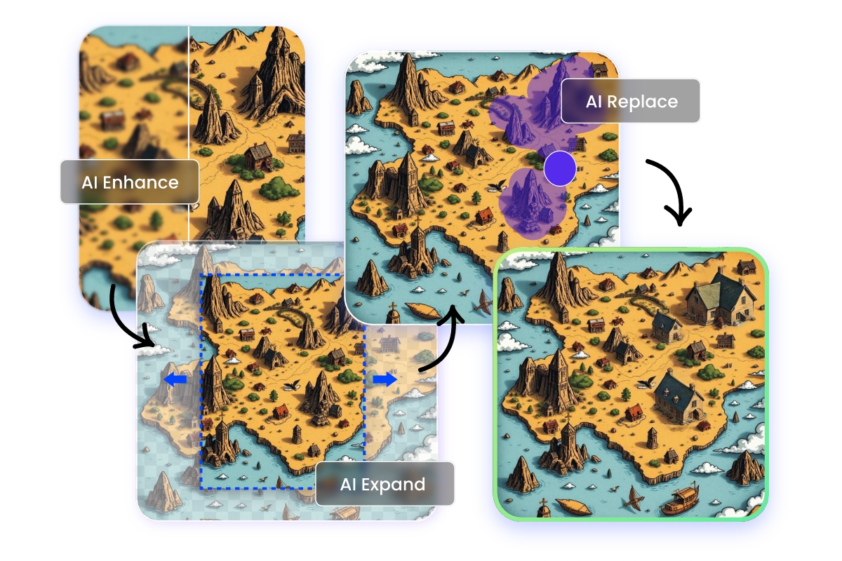 AI Fantasy Map Generator – Create Your Stunning Fantasy Worlds | Fotor