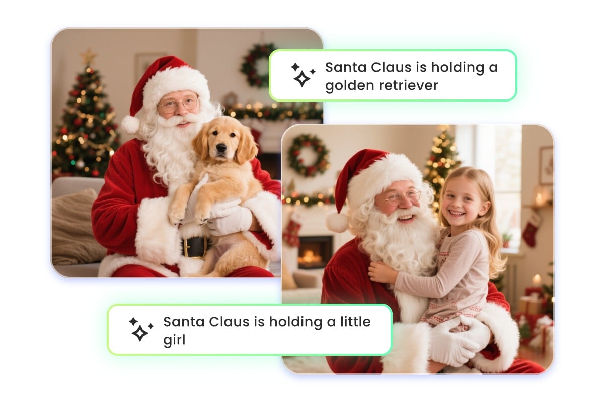 Add Santa to Photo Online Free: Santa Filter | No Download | Fotor