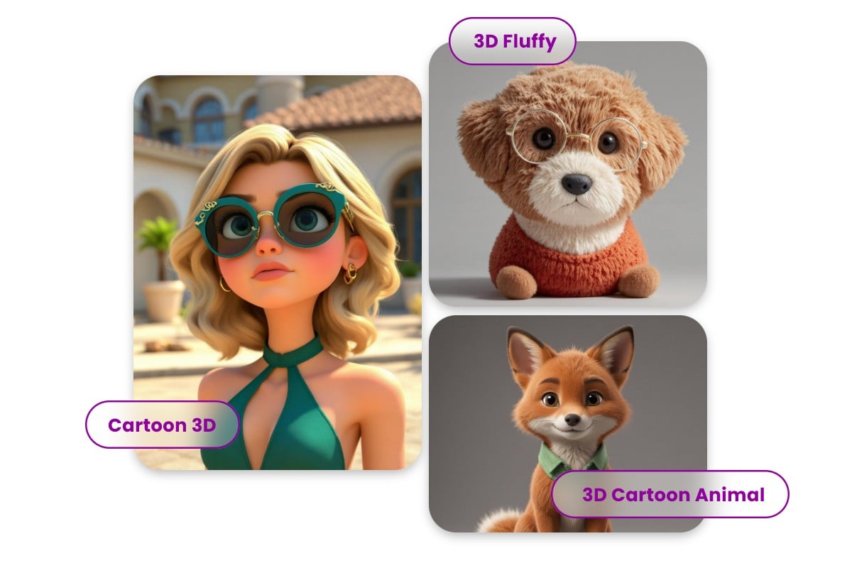 AI 2D to 3D Image Converter Online Free | Fotor