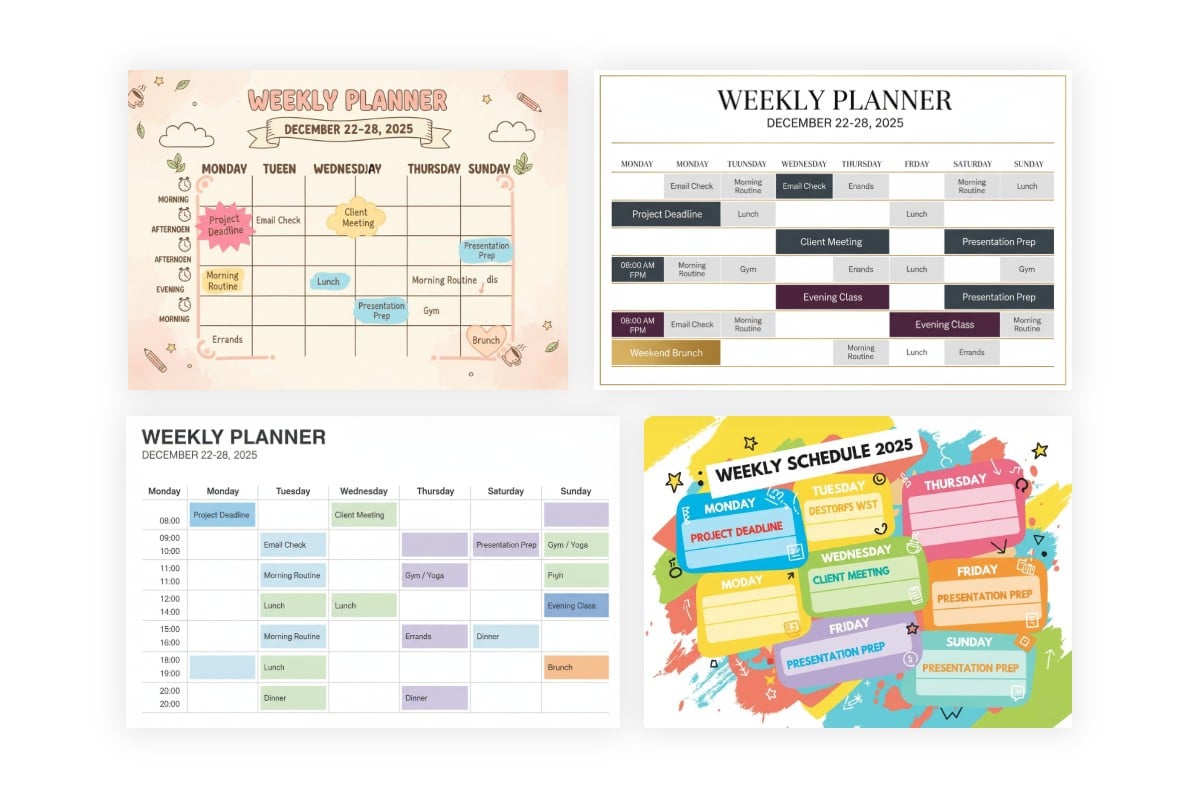Free AI Schedule Maker - Create a Digital Brochure Online with AI | Fotor