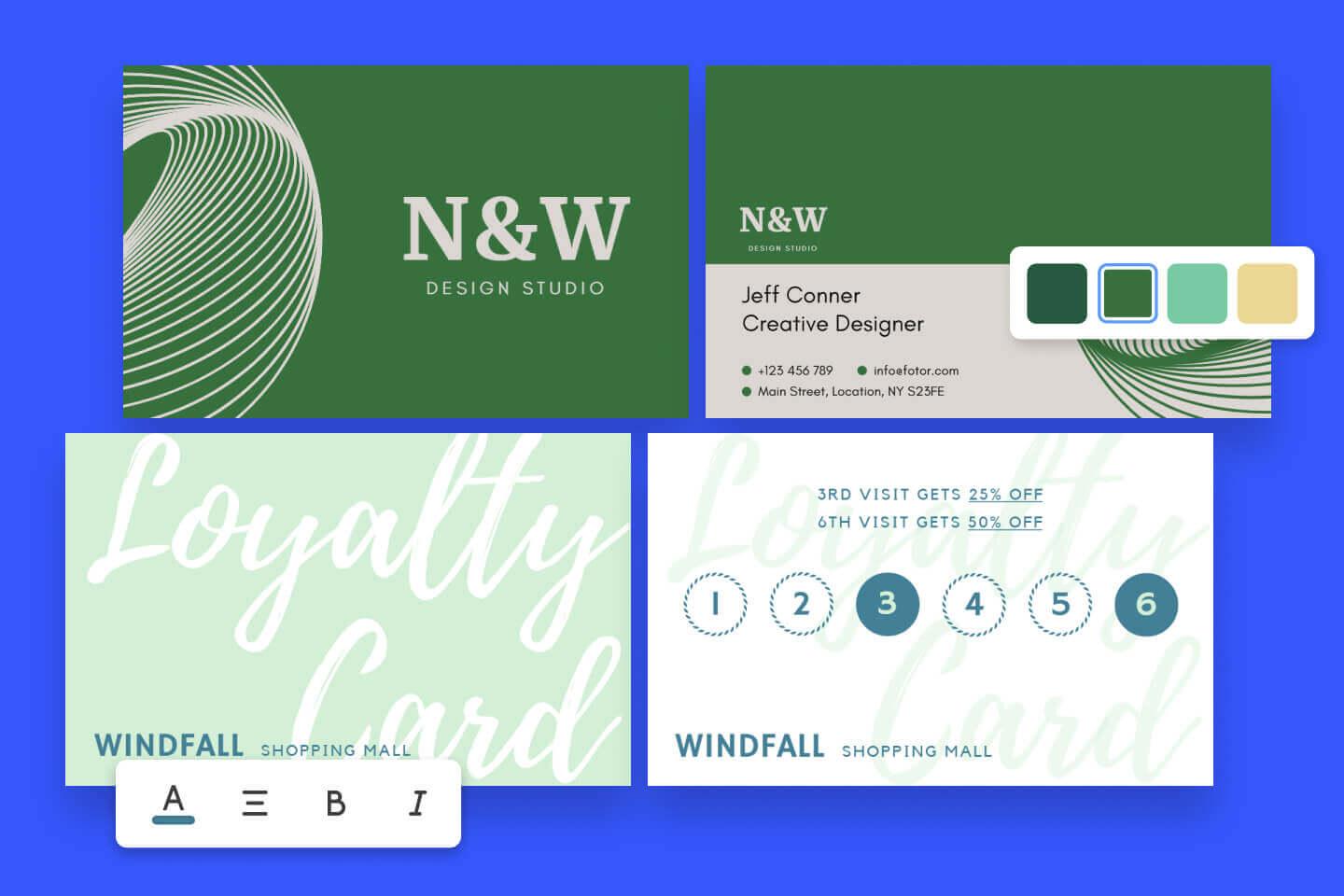 Make Free Custom Loyalty Cards Online Fotor