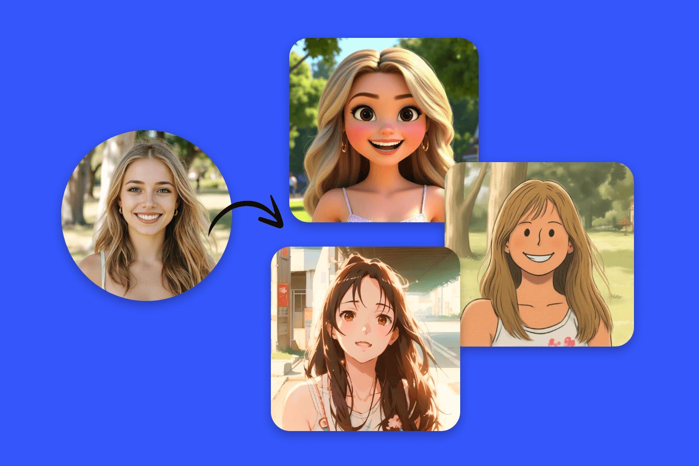 Transformer photo en cartoon gratuitement - Filtre cartoon en ligne| Fotor