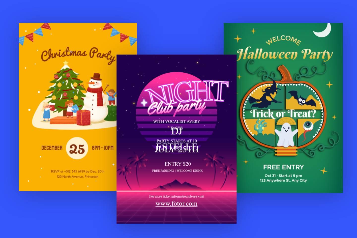 Party Flyer Maker Party Flyer Ideas Free Templates Fotor Party Flyer Maker Party Flyer Ideas Free Templates Fotor